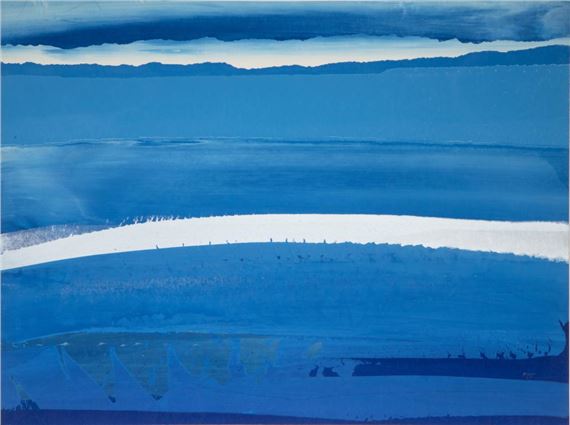 Joseph Grippi | LANDSCAPE IN BLUE AND SILVER (Circa 1980) | MutualArt
