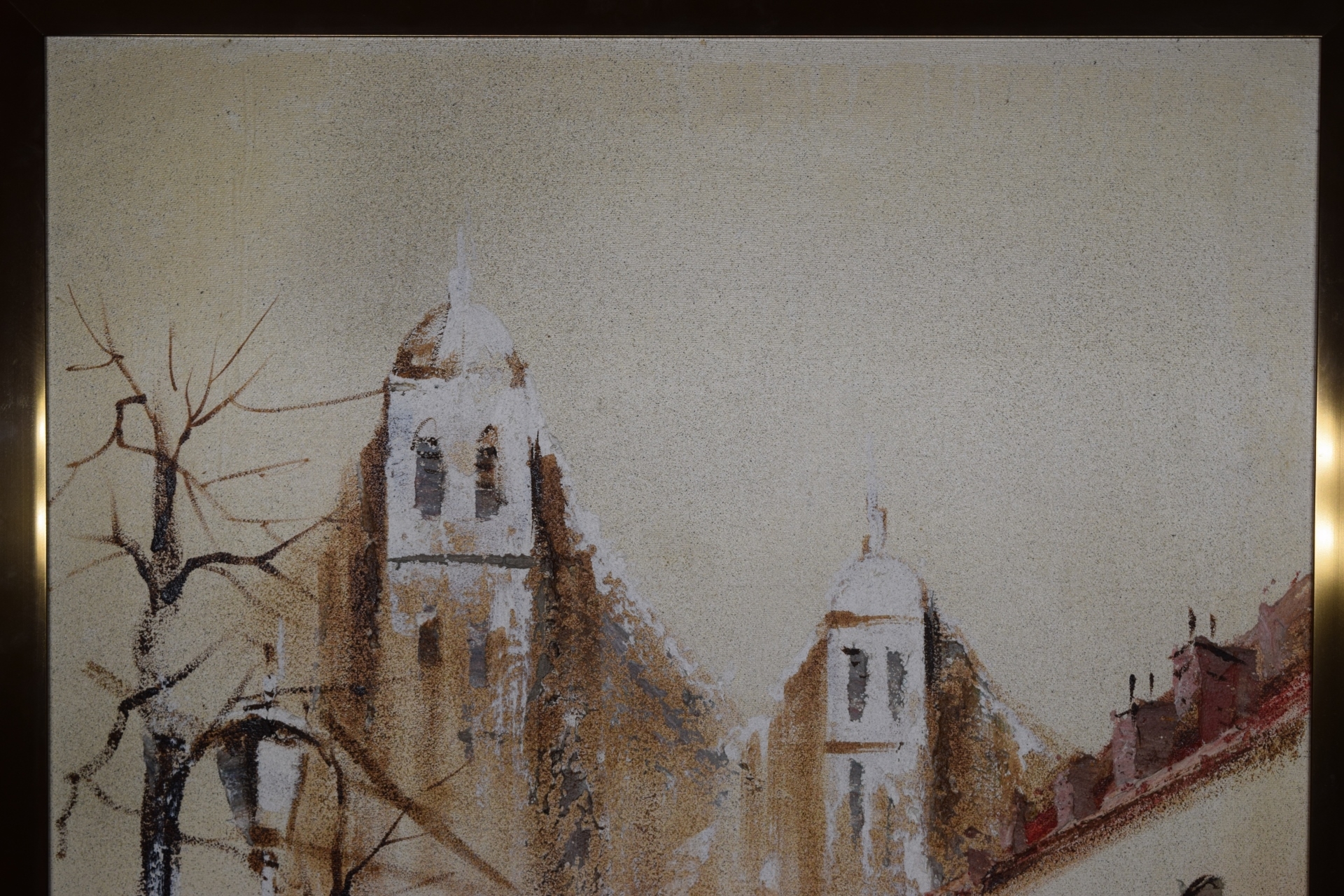 Boris Chezar | BORIS CHEZAR OIL & SAND CANVAS PARISIAN PAINTING | MutualArt