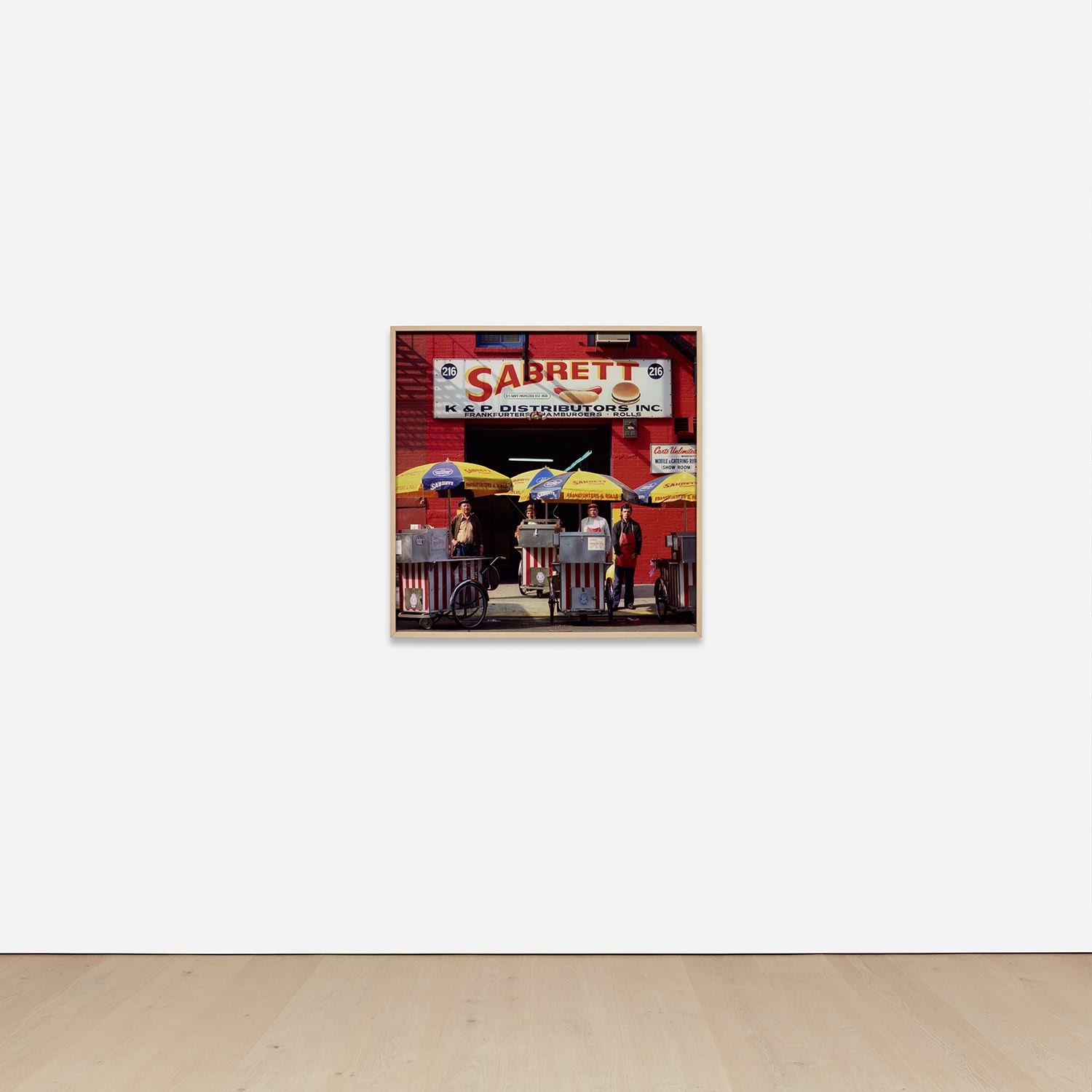 Neal Slavin | Sabrett Hot Dog Vendors, New York City (1974) | MutualArt