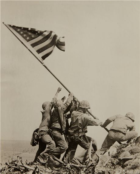 Joe Rosenthal | Flag Raising on Iwo Jima (1945) | MutualArt