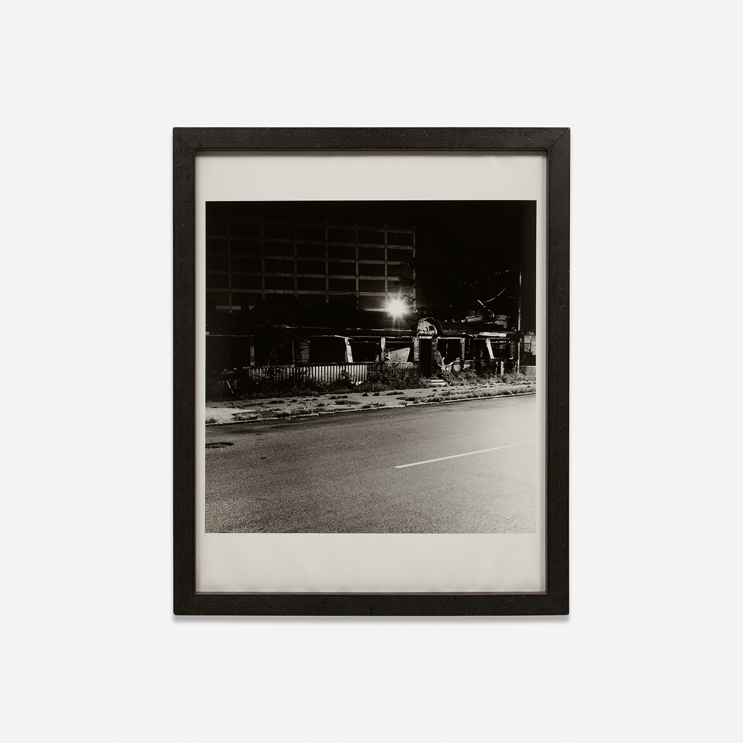 Peter Hujar | Wrecked Diner (1976) | MutualArt