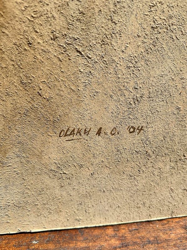 Abiodun Olaku | Portrait de vieille dame – 2004 (2004) | MutualArt