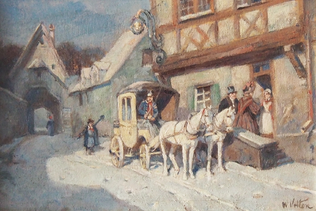 Wilhelm Velten | 1847 St. Petersburg - 1929 München. Ankunt der ...