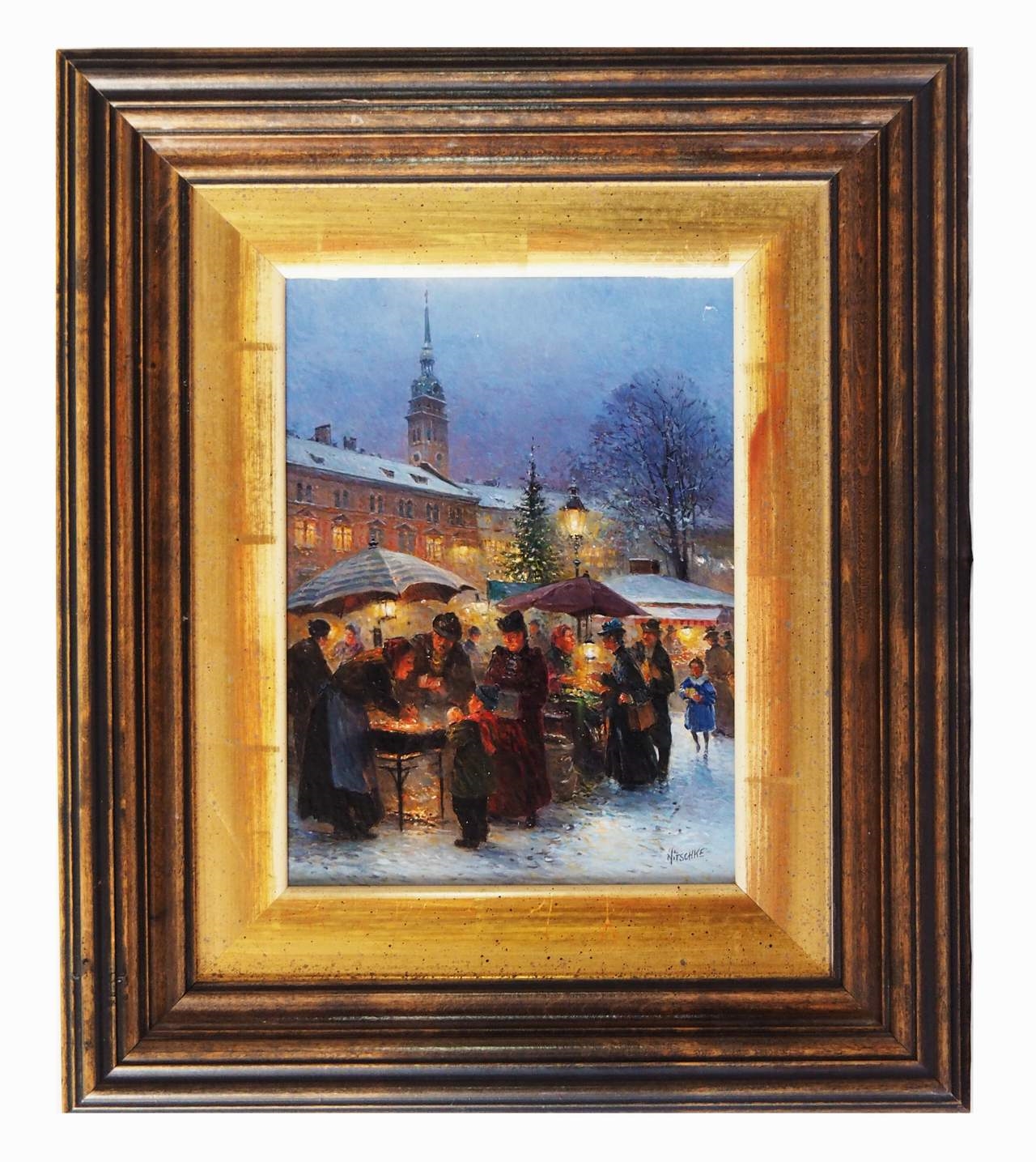 Detlev Nitschke | Vorweihnachtliche Szene am Viktualienmark in München ...