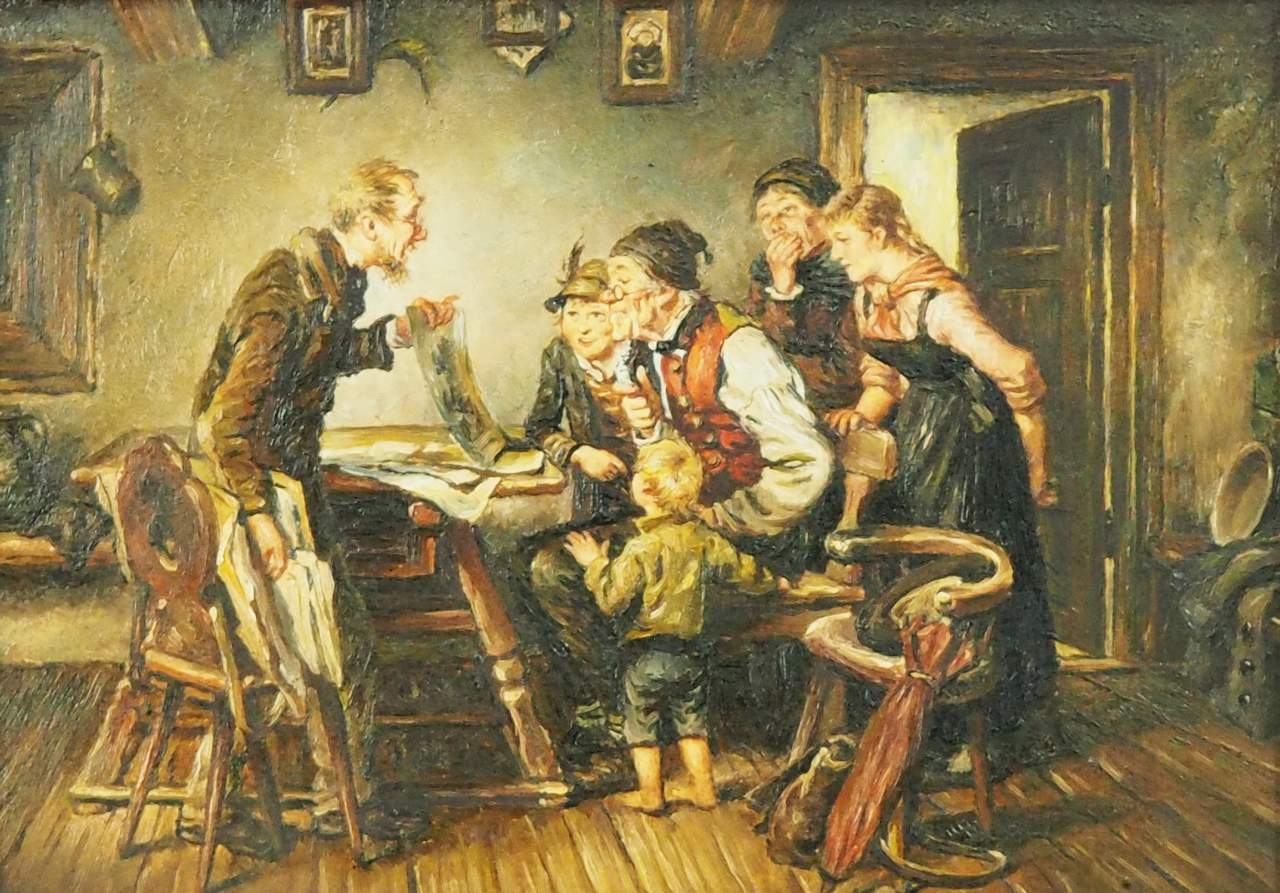 Josef Hofbauer | In der Bauernstube (1993) | MutualArt