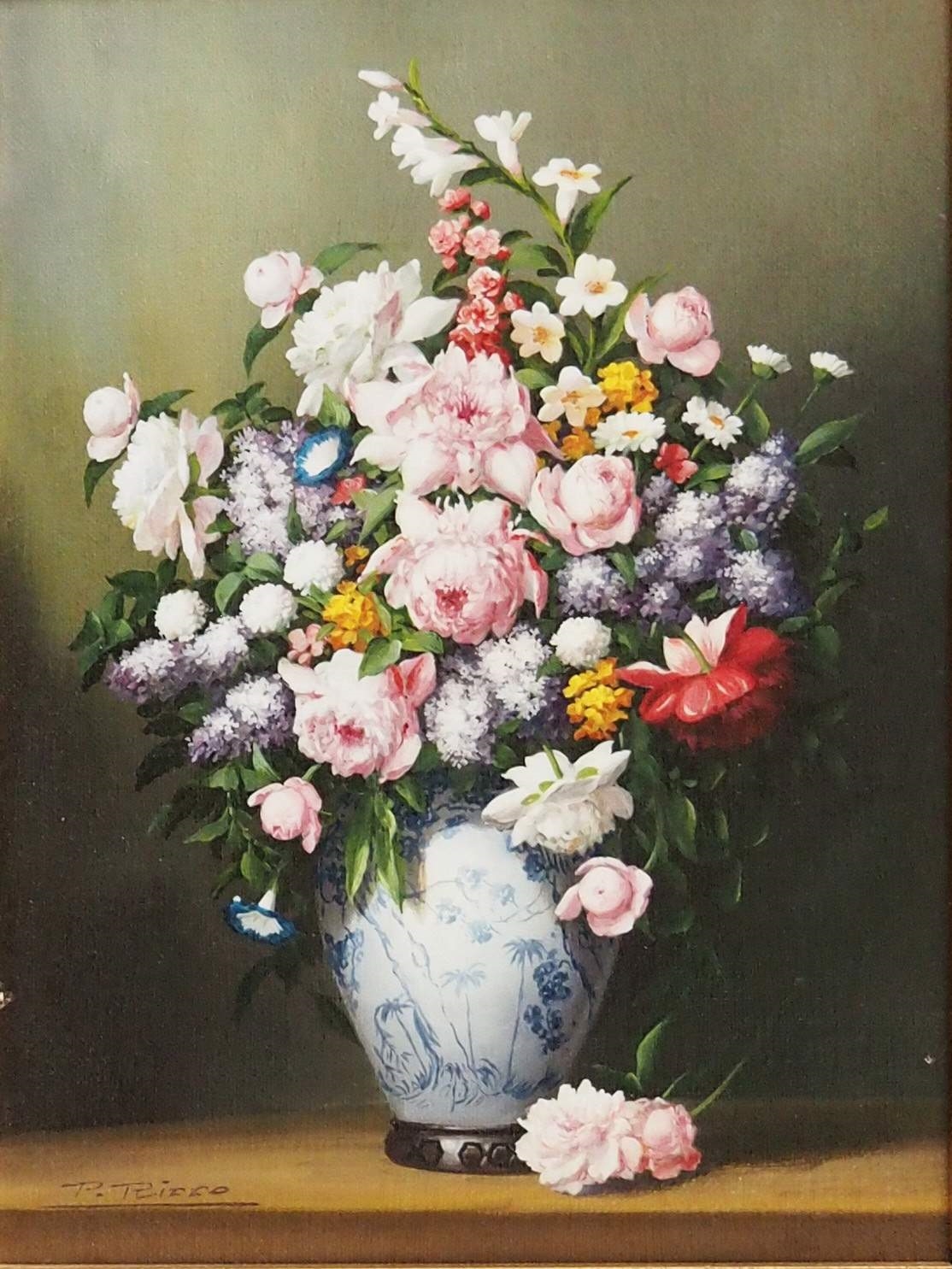 Paola Rizzo | Prachtvolles Blumenstilleben im altmeisterliche Stil ...