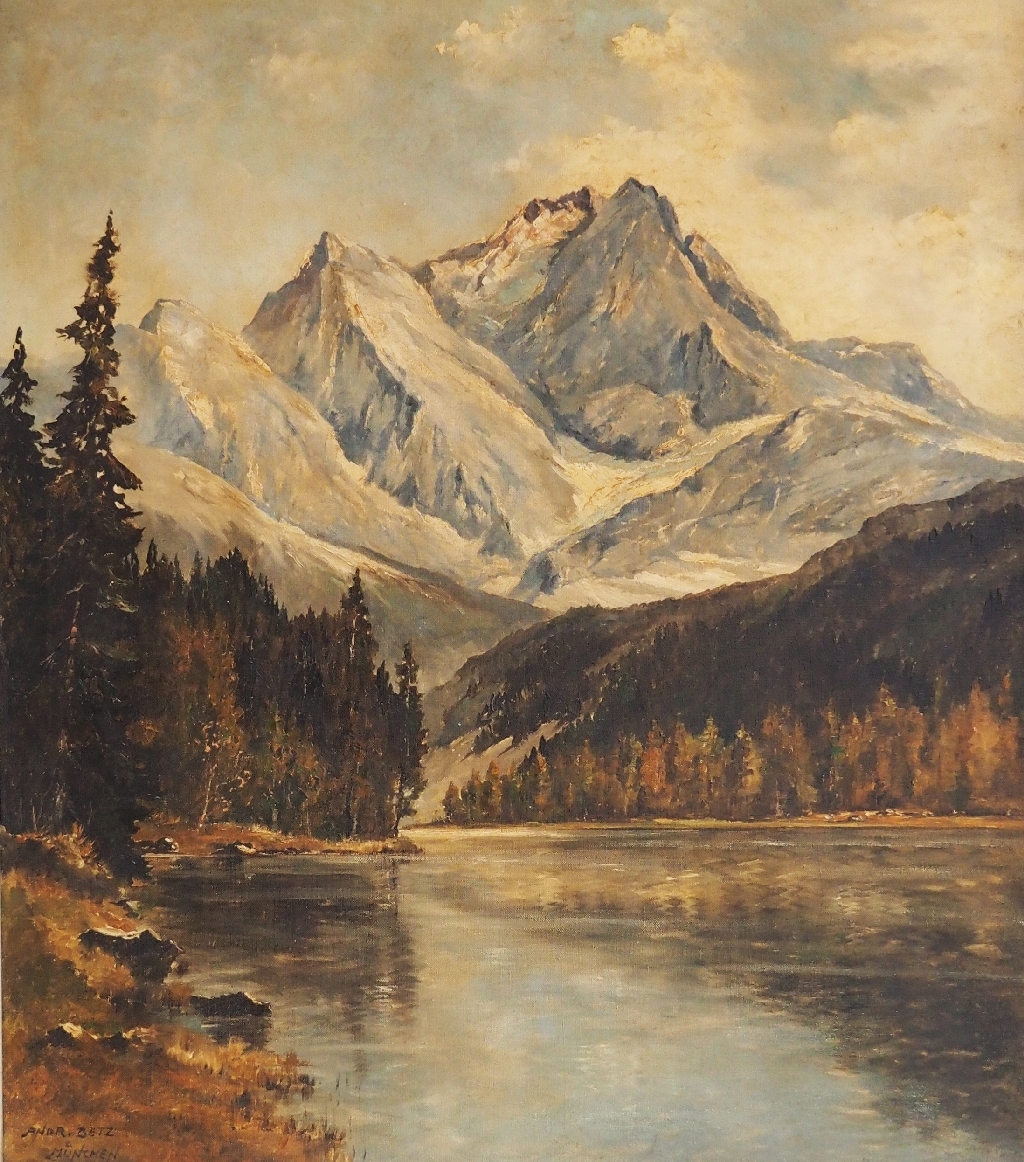 Andreas Betz | Eibsee mit Blick auf die Zugspitze | MutualArt