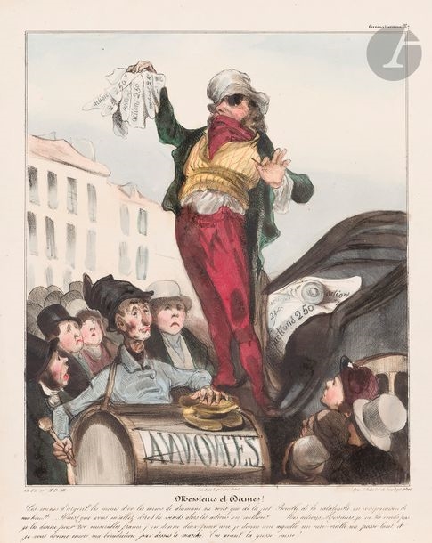 Honoré Daumier | Plate from the album Caricaturana (Les Robert Macaire ...