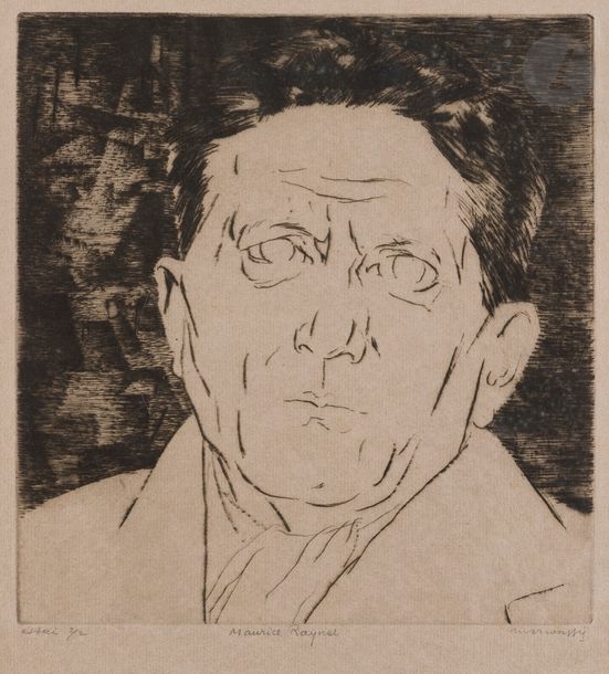 Louis Marcoussis | Portrait de Miro (1938) | MutualArt