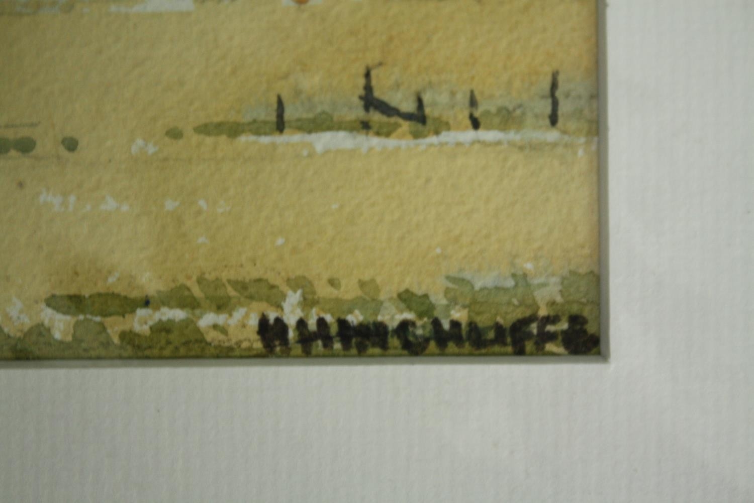 Harland Hinchcliffe | two unframed watercolour landscapes | MutualArt