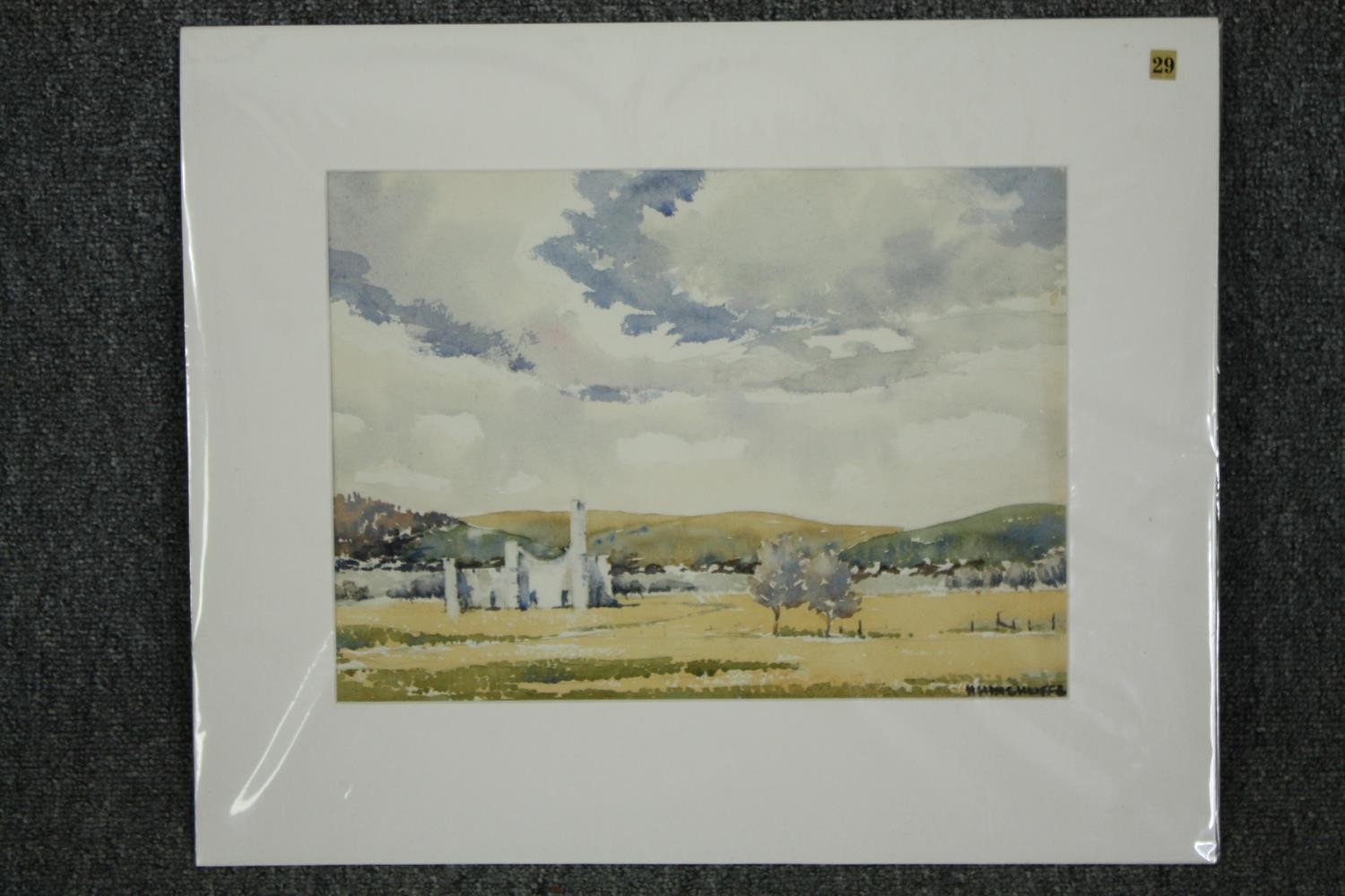 Harland Hinchcliffe | two unframed watercolour landscapes | MutualArt