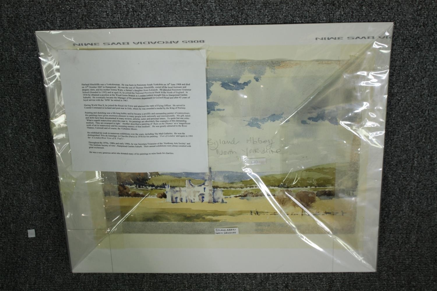 Harland Hinchcliffe | two unframed watercolour landscapes | MutualArt