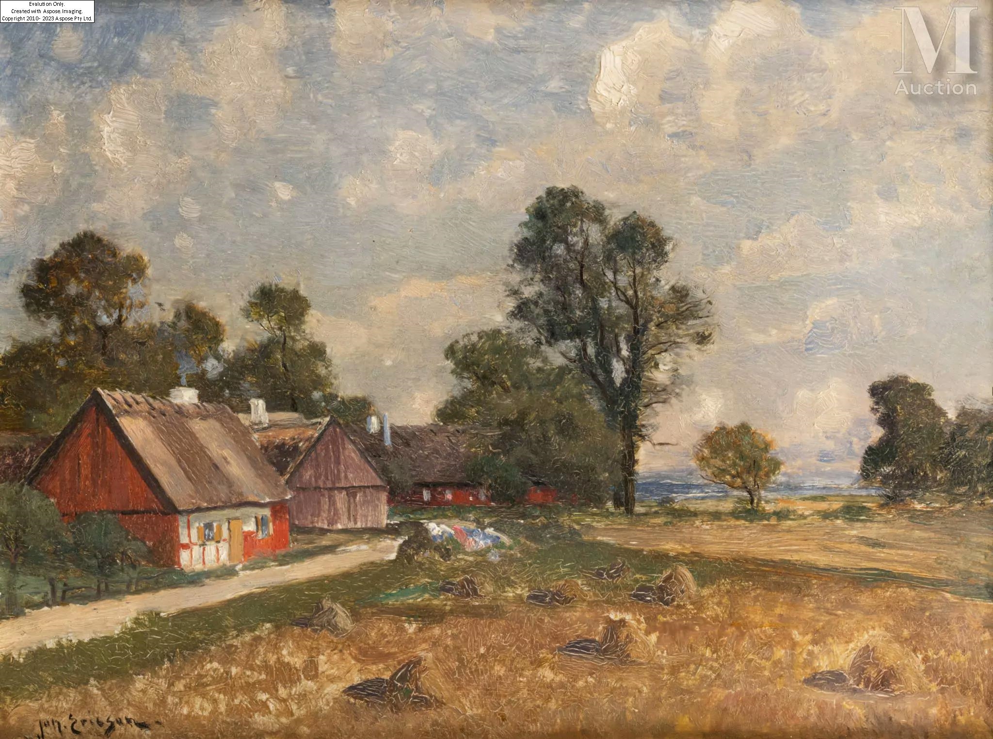 Johan Ericson | Motif From Concarneau (1881) | MutualArt