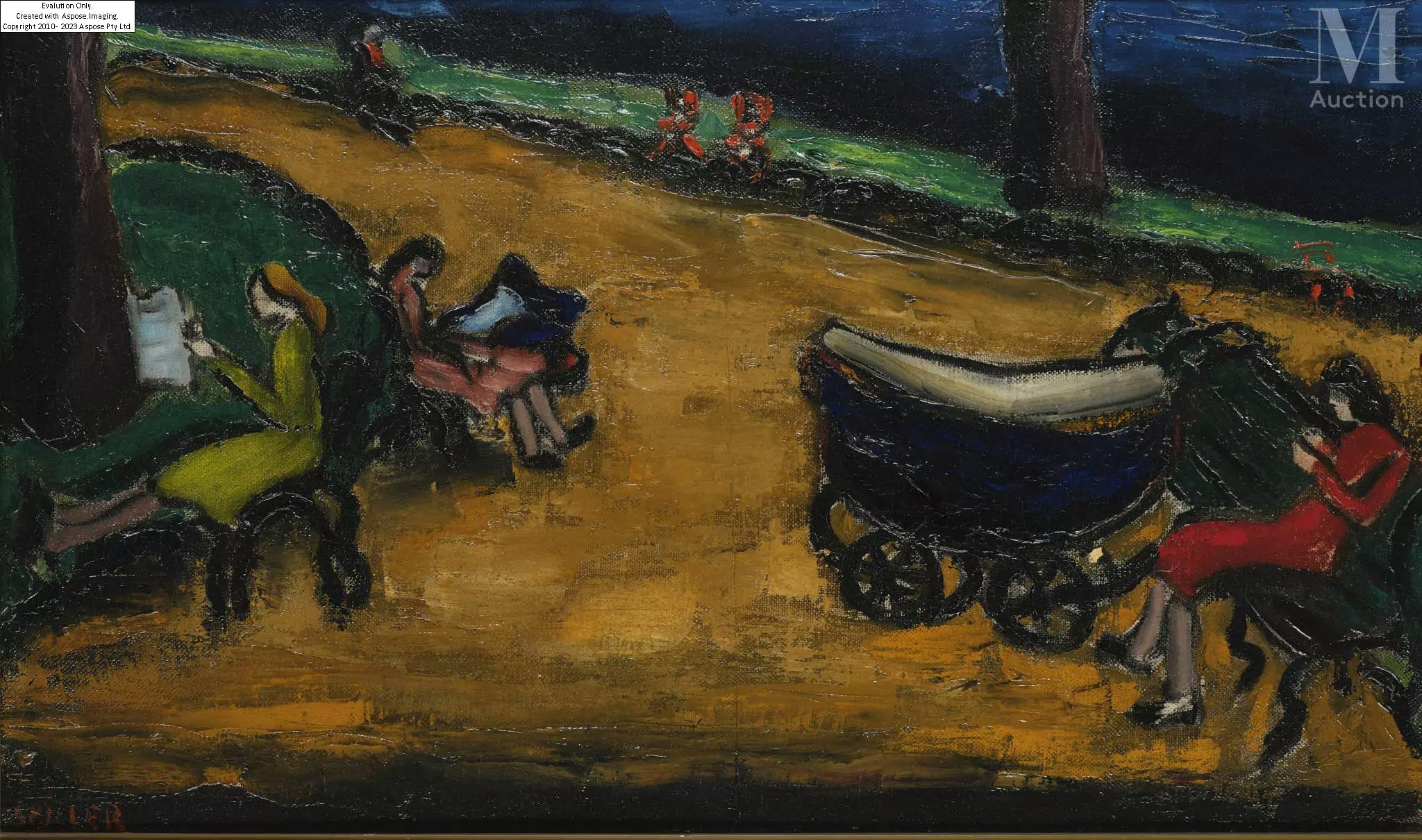 Jurg Spiller | Scène de parc | MutualArt