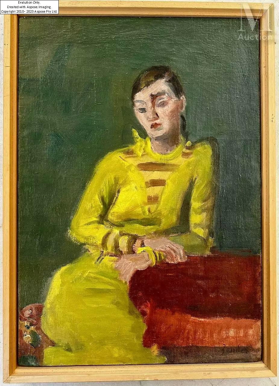 Rudolf Zender | Femme assise | MutualArt