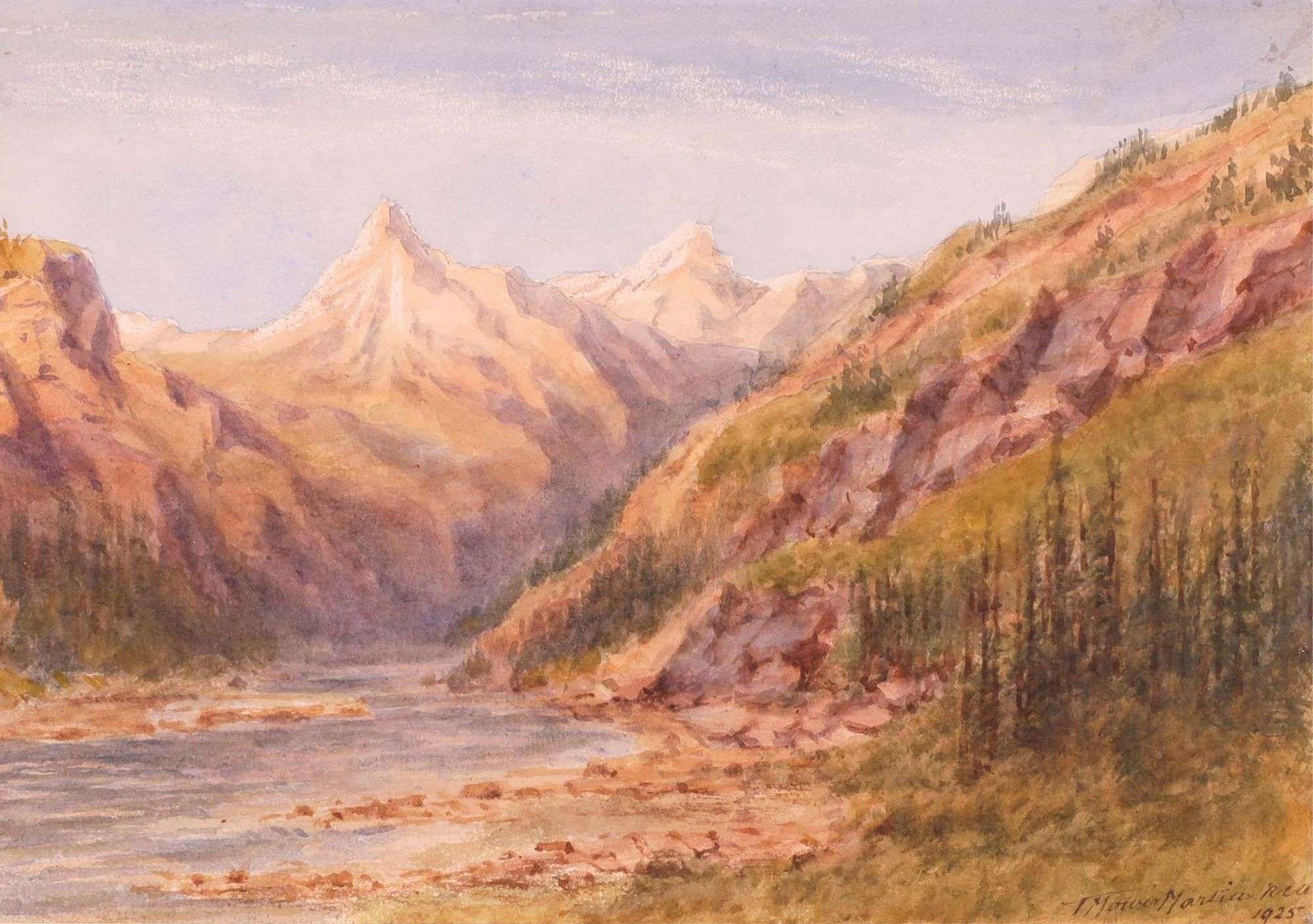 Thomas Mower Martin | Stream in the Rockies; 1925 (1925) | MutualArt