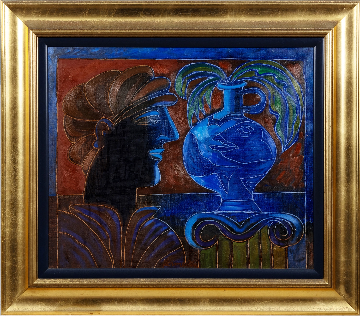 Jan Vermeiren | figure with vase | MutualArt