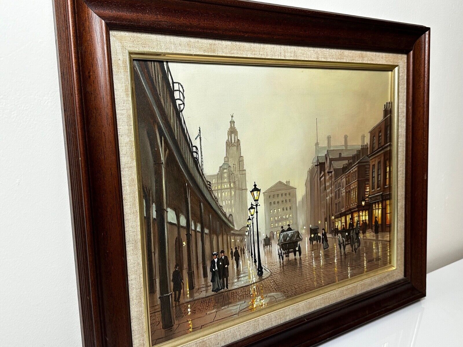 Steven Scholes | STRAND STREET DOCK ROAD 1911 OIL PAINTING (Late 20th ...