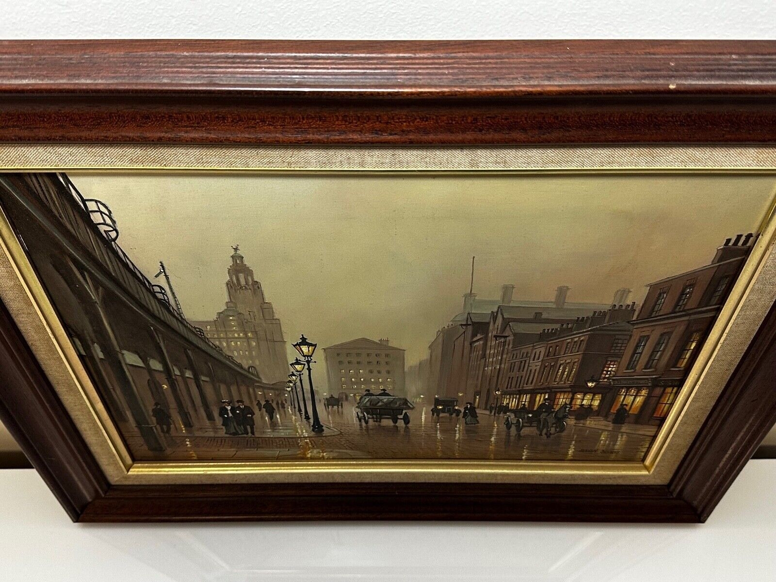 Steven Scholes | STRAND STREET DOCK ROAD 1911 OIL PAINTING (Late 20th ...