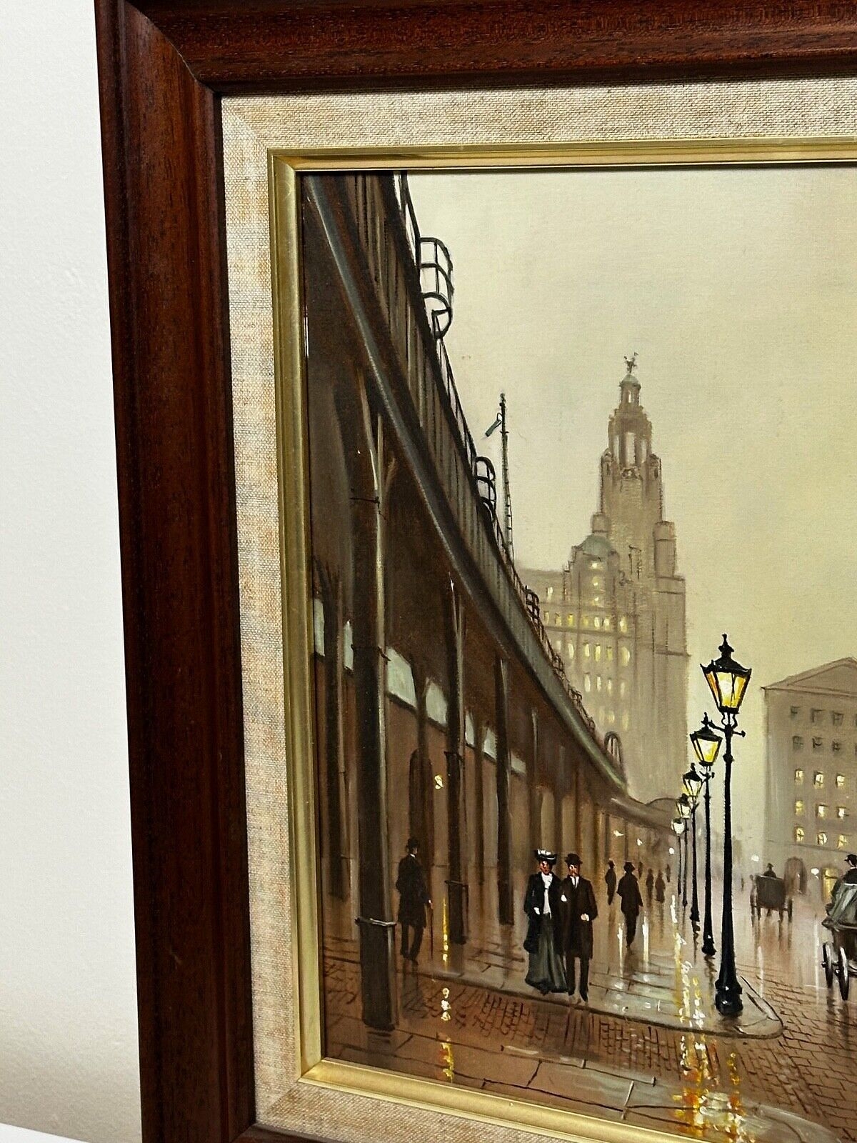 Steven Scholes | STRAND STREET DOCK ROAD 1911 OIL PAINTING (Late 20th ...