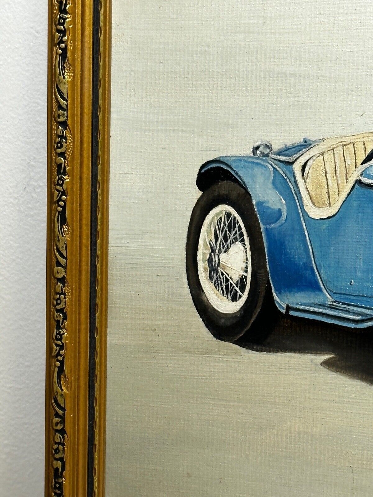 R Hewitt | 1934 RILEY MPH 12/6 OIL PAINTING (20th Century) | MutualArt