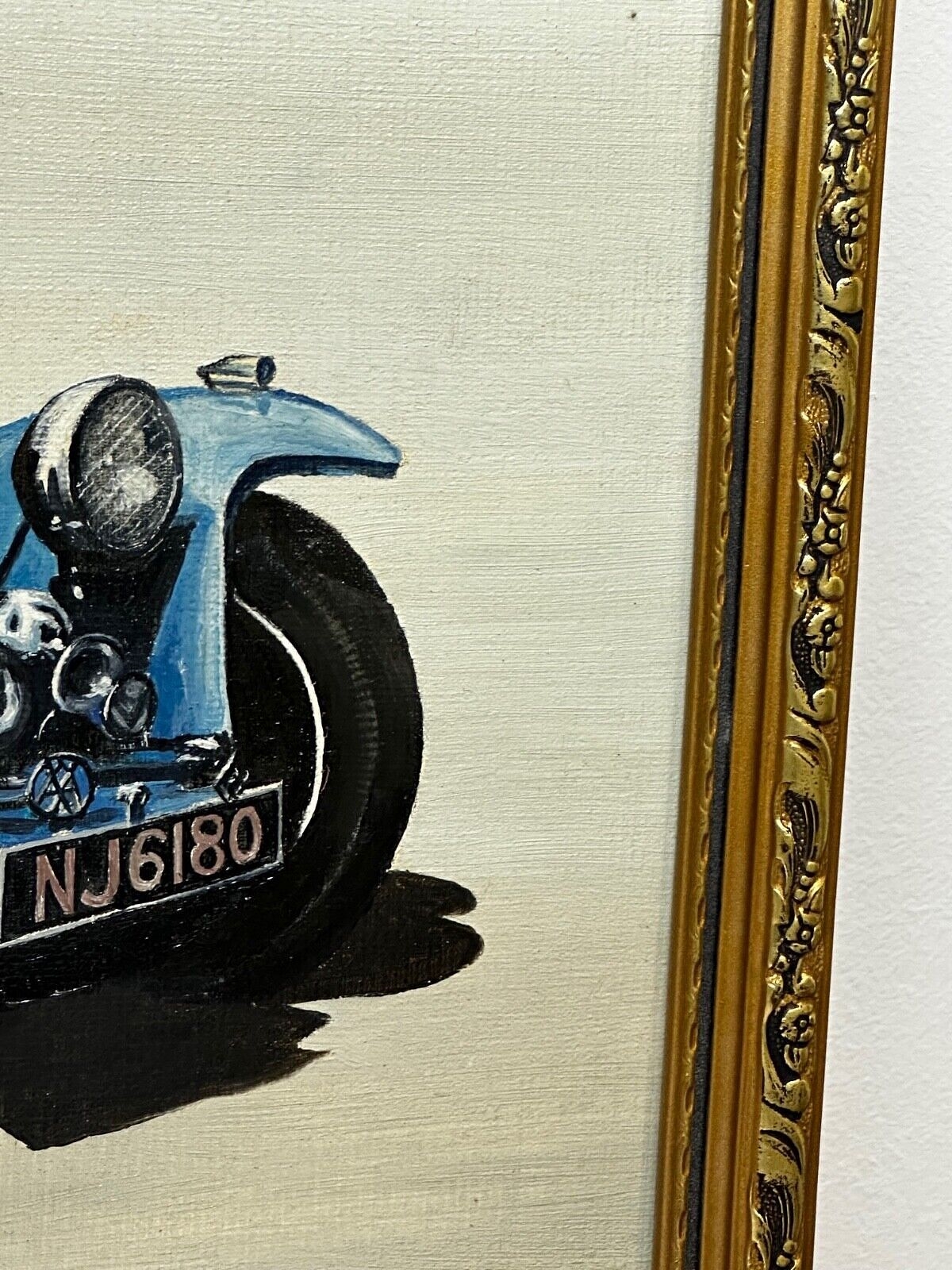 R Hewitt | 1934 RILEY MPH 12/6 OIL PAINTING (20th Century) | MutualArt