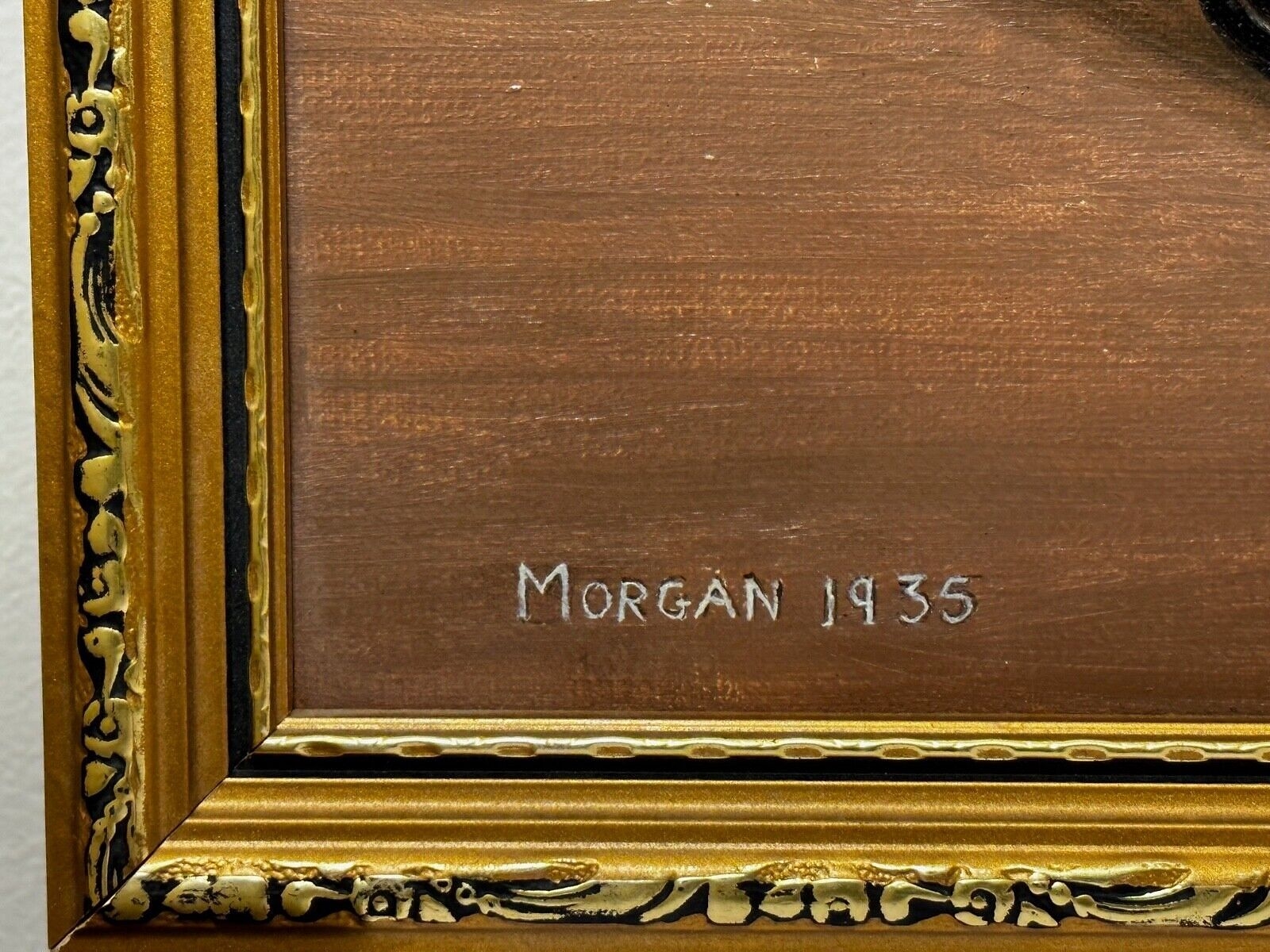 R Hewitt | MORGAN 1935 OIL PAINTING (20th Century) | MutualArt