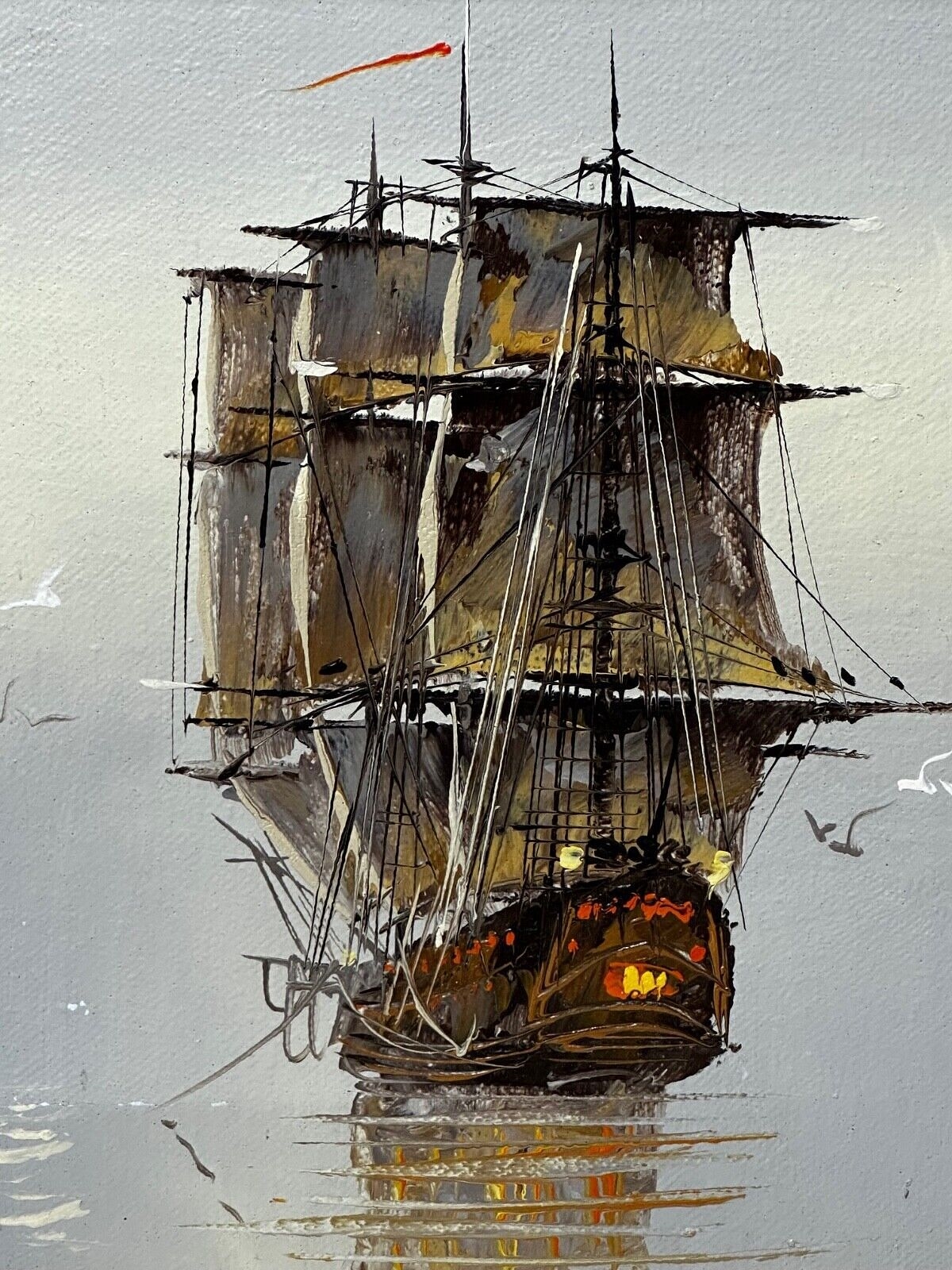 Danny Garcia | PAIR OF MARINE GALLEON SHIPS PAINTING | MutualArt