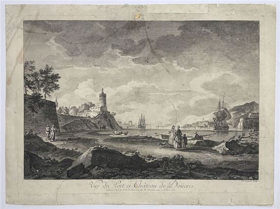Jeanne Françoise Ozanne | Vue du port et Château de Douvres | MutualArt
