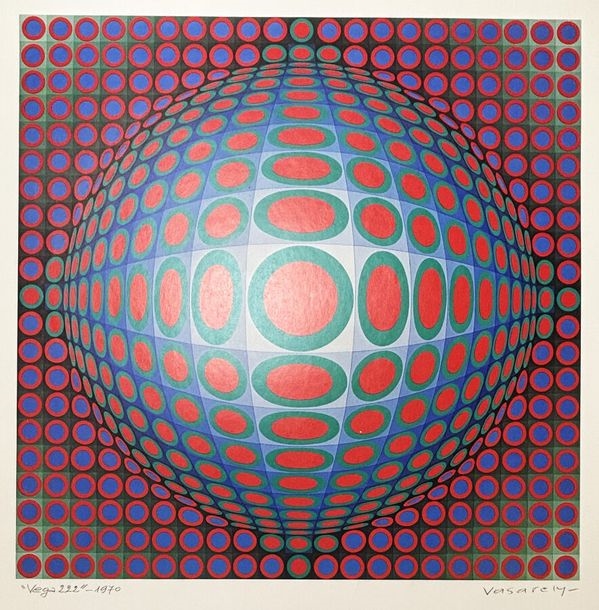 Victor Vasarely | Vega 222 (1970) | MutualArt