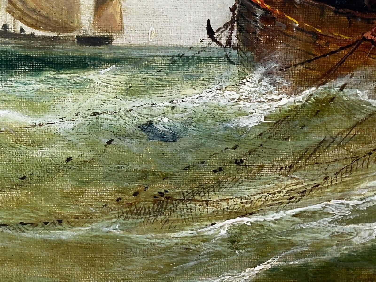 William Broome | POLLY RAMSGATE FISHING BOAT TRAWLERMEN OFF DOVER OIL ...