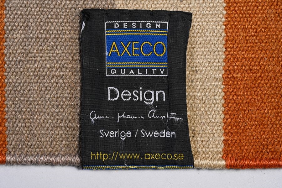 Anna Johanna Ångström | Rectangular woven wool rug with geometric ...
