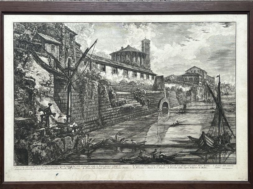Giovanni Battista Piranesi | Veduta delle antiche Sostruzioni il bel ...