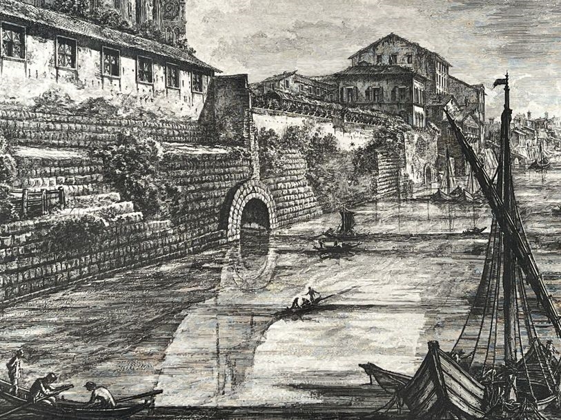 Giovanni Battista Piranesi | Veduta delle antiche Sostruzioni il bel ...
