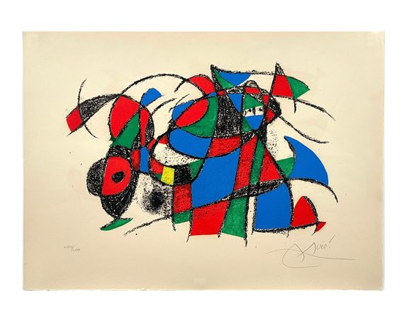Joan Miró | Joan Miro One plate from Joan Miró Lithographe II (Mourlot ...