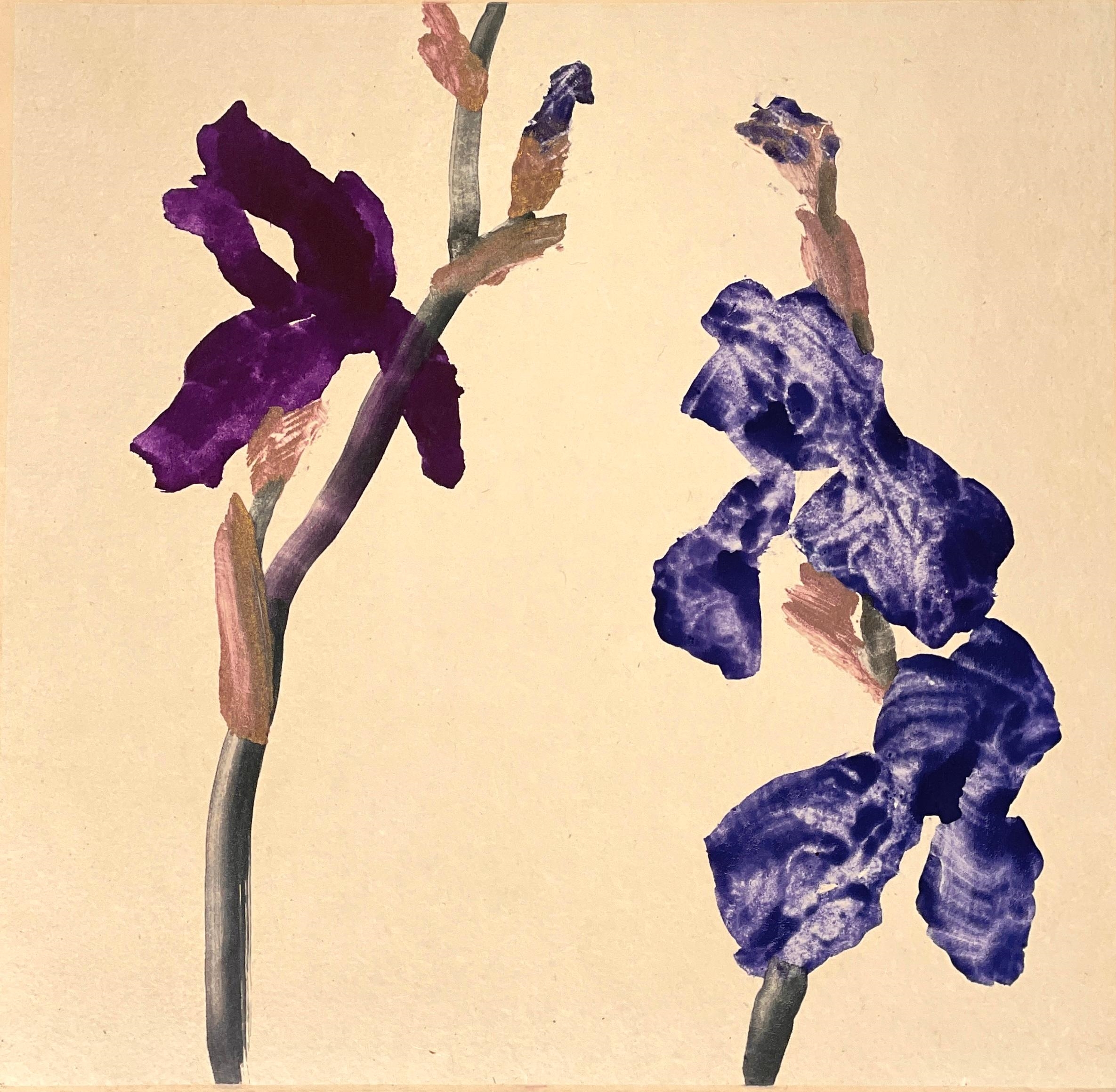 Forrest Moses | Forrest Lee Moses (1934 - 2021) Iris Monotype | MutualArt