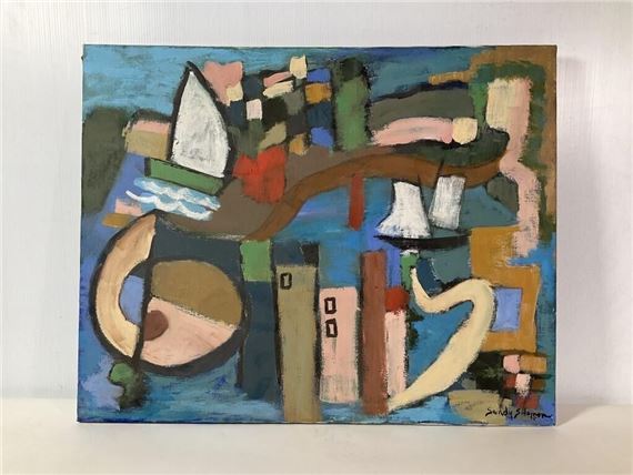 Sandy Solomon | Harbor Scene (1975) | Compare similar artworks | MutualArt