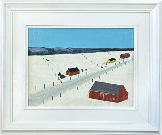 Leo Leblanc | WINTER FARM (1984) | MutualArt