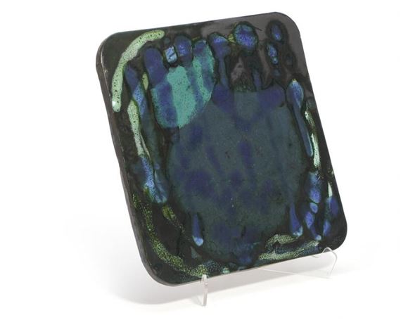 Else Fischer-Hansen | A glazed ceramic tile (1956) | MutualArt