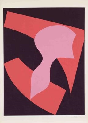 Richard Mortensen | 2 Works: Abstract Compositions | MutualArt