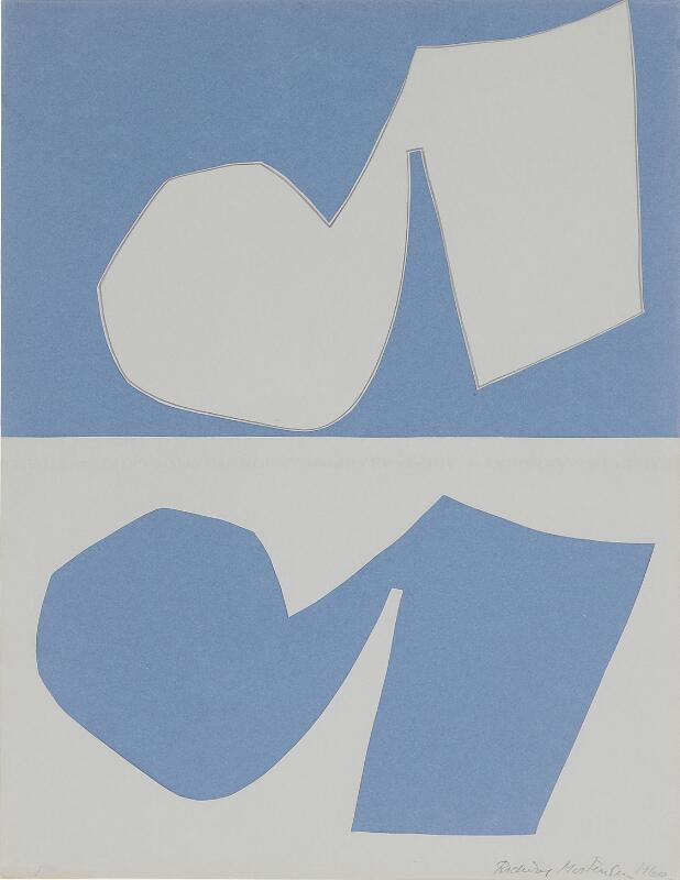 Richard Mortensen | 2 Works: Abstract Compositions | MutualArt