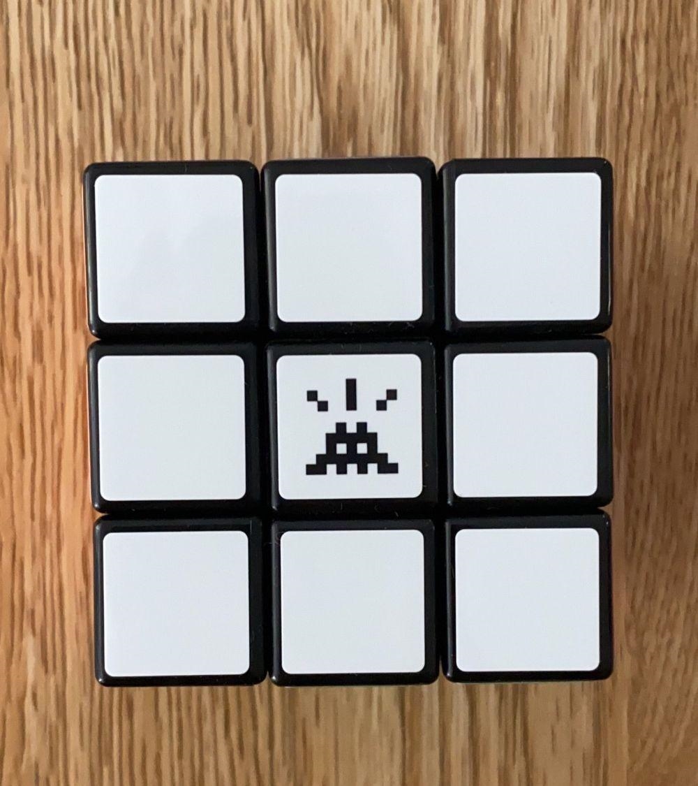Space Invader | Rubik's Cube (2022) | MutualArt