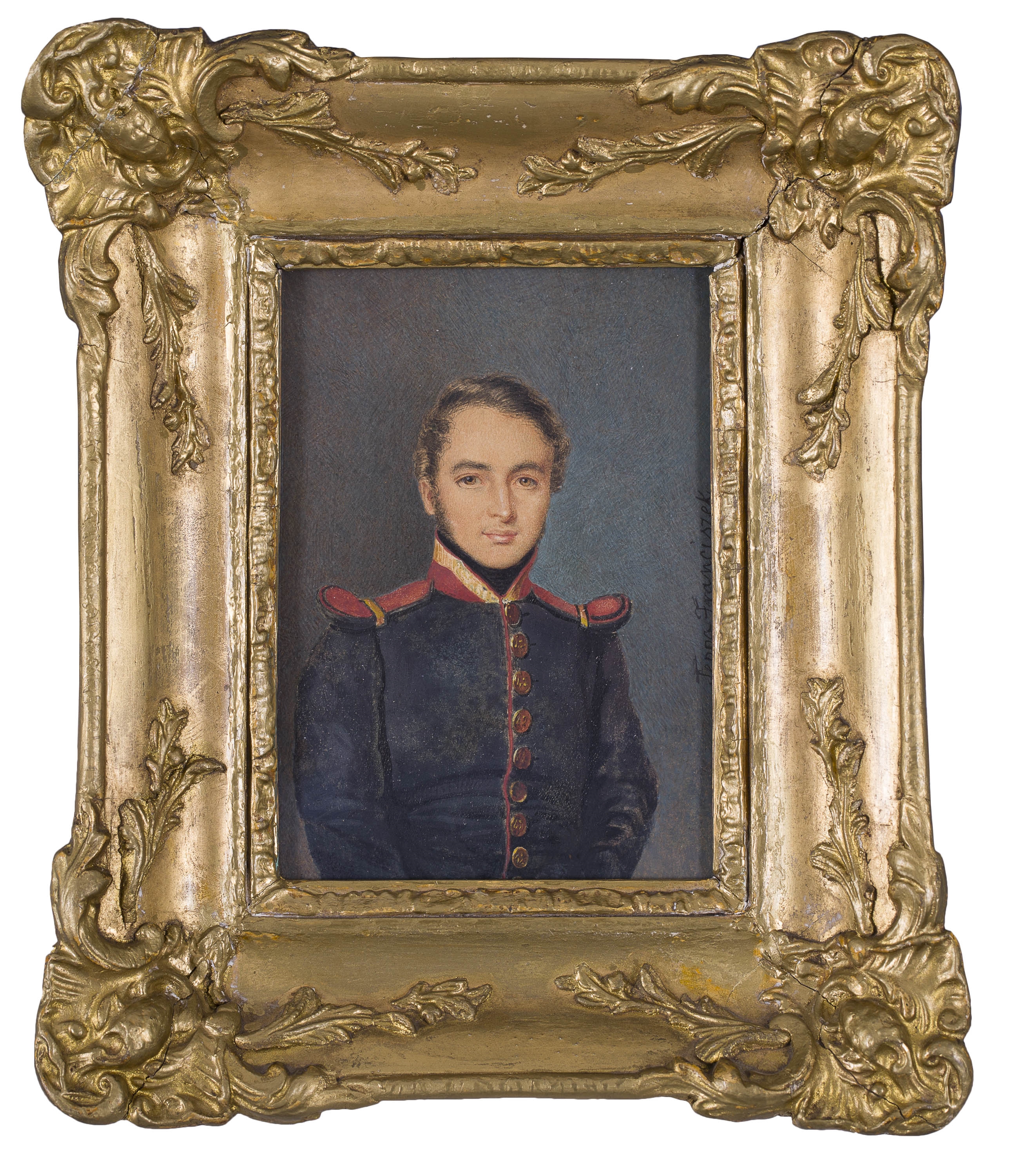 Franciszek Tepa | Portret oficera 42. Pułku Piechoty Austro-Węgier ...