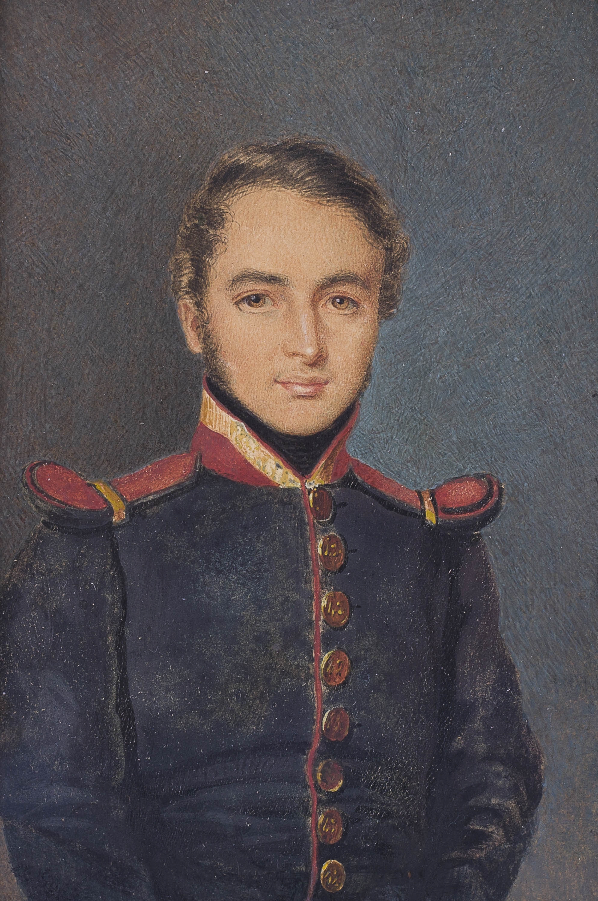 Franciszek Tepa | Portret oficera 42. Pułku Piechoty Austro-Węgier ...
