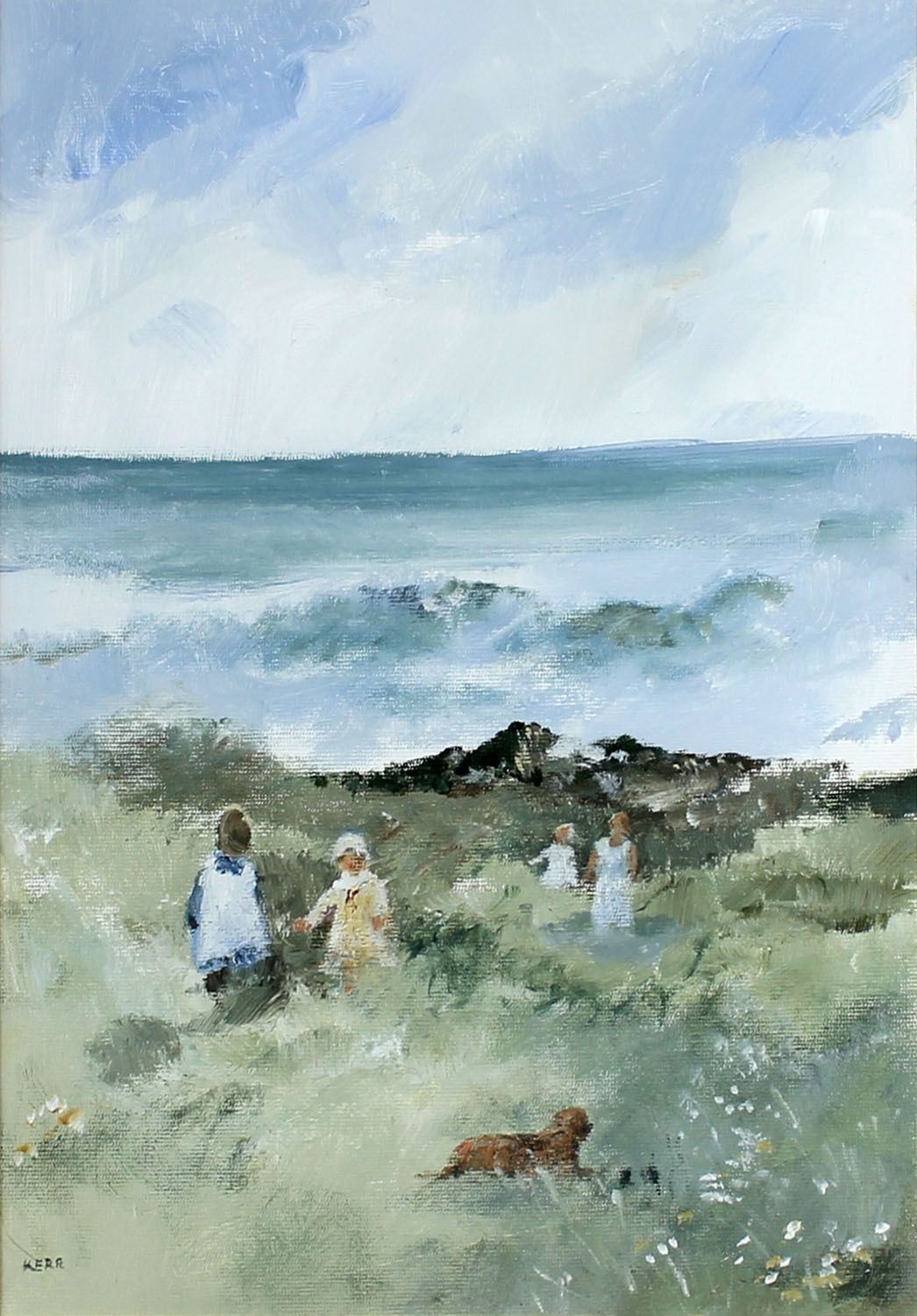 Tom Kerr | Children Playing | MutualArt