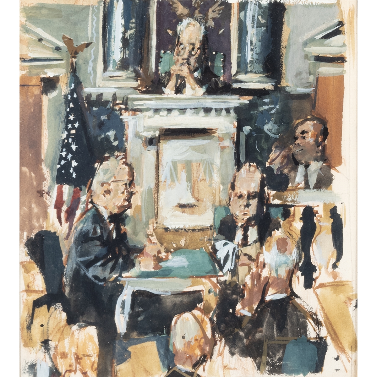 Jack Levine | The Judgment of Paris III (1964) | MutualArt