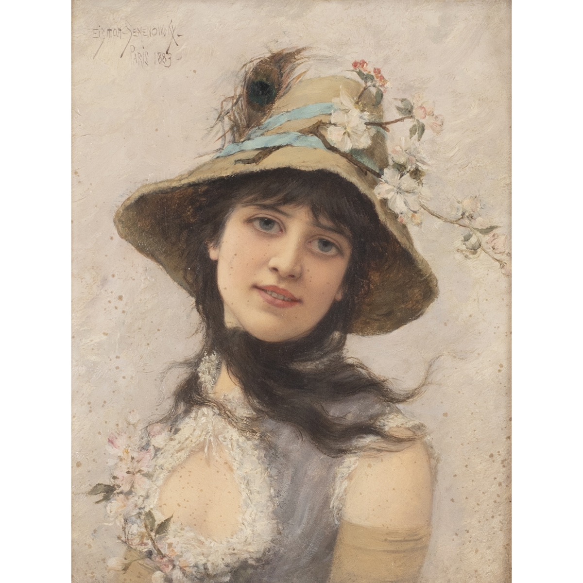 Emile Eisman-Semenowsky | Refreshments in the Harem (1893) | MutualArt