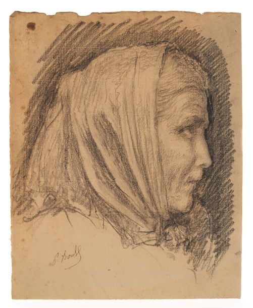 Paul Borel | Paul BOREL (1828-1913). Portrait of a woman... - Lot 34 ...
