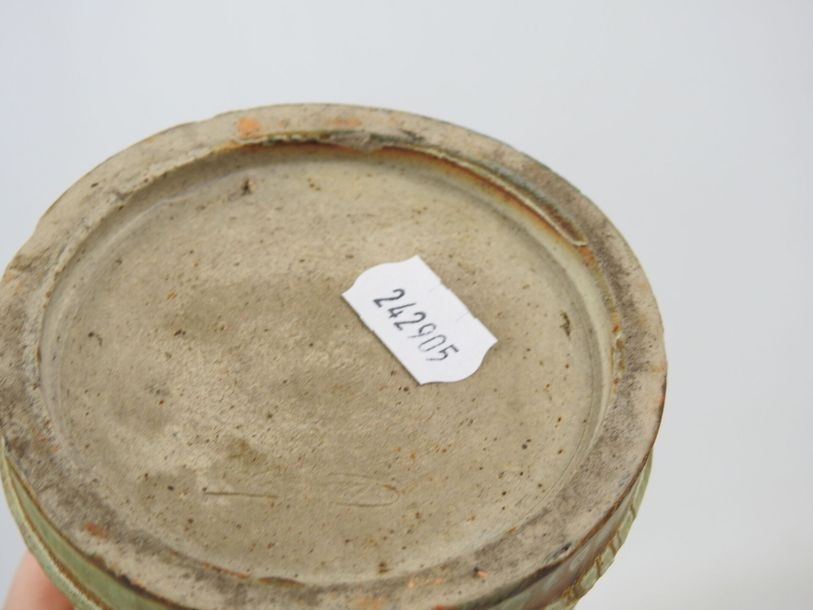 Alexandre Bigot | Green stoneware beer mug | MutualArt