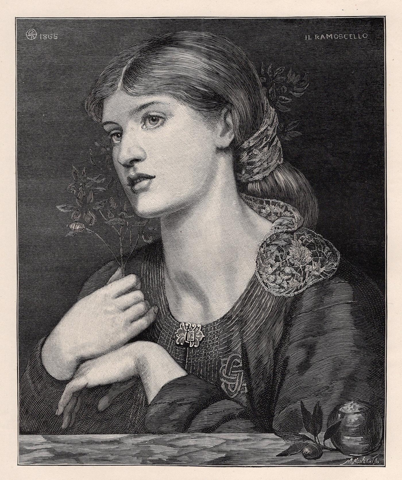 Dante Gabriel Rossetti | Rosa Triplex: A triple portrait of May Morris ...